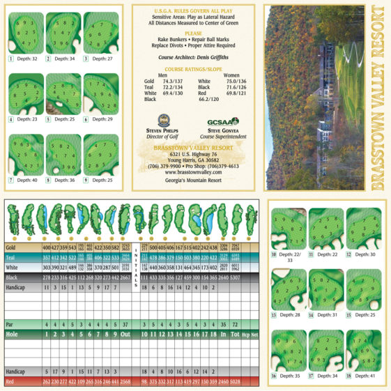 Pins On Scorecard – Golf Associates