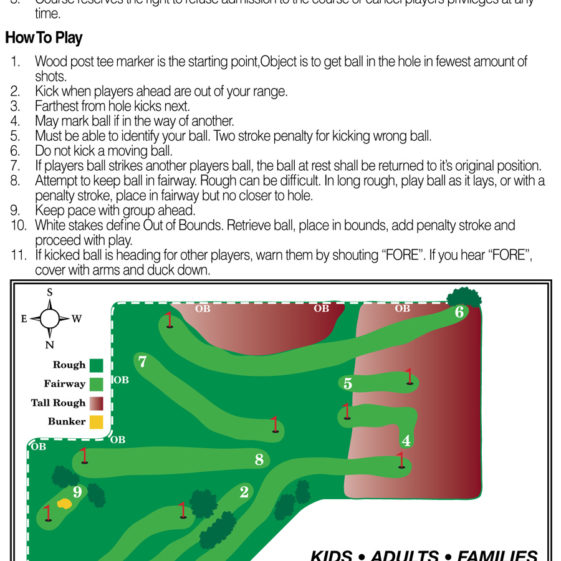 Footgolf Scorecards – Golf Associates