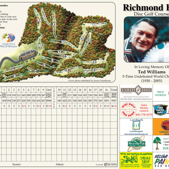 Disc Golf Scorecards – Golf Associates